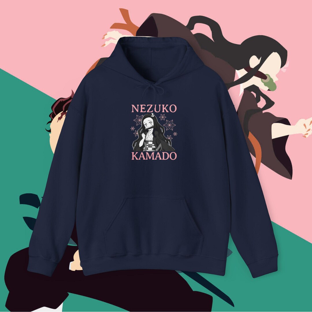 Nezuko Kamado Unisex Hoodie, Anime Sweatshirt, Cozy Fan Apparel, Gift ...