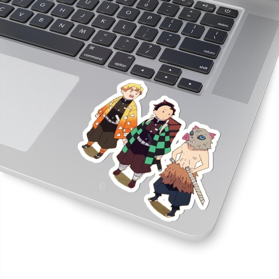 Anime Trio Goofy Tanjiro Zenitsu Inosuke Kiss-cut Stickers, Demon ...