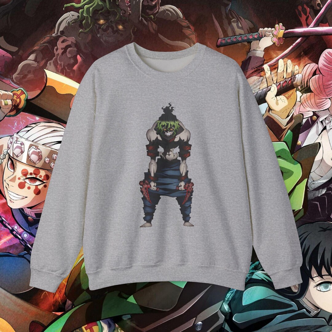 Free Shipping Anime Demon Slayer Gyutaro Sweatshirt, Manga Fan Gift ...