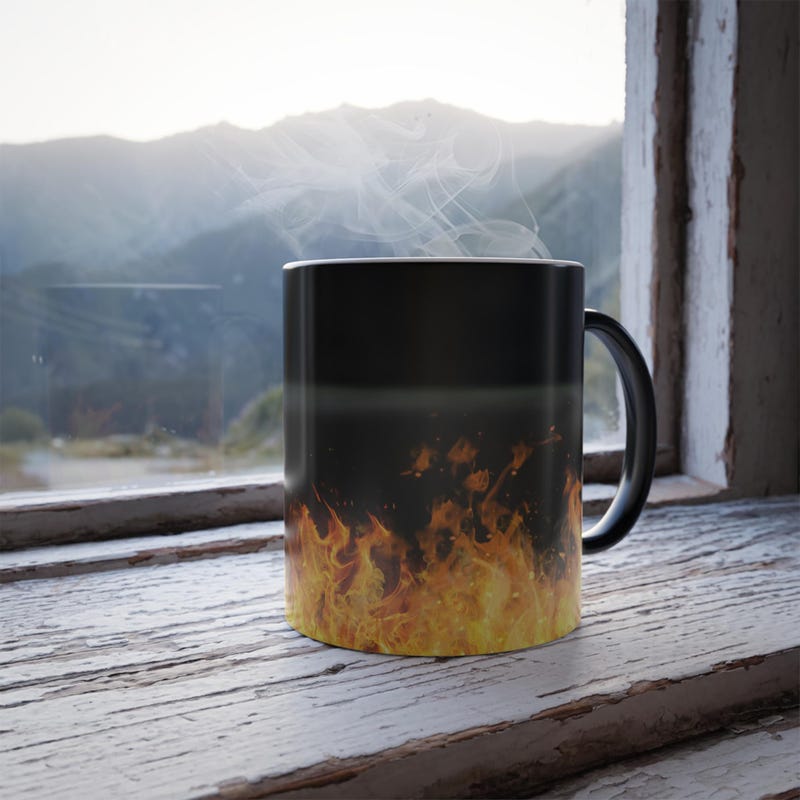 Heat Activated Coffee Mug - Etsy