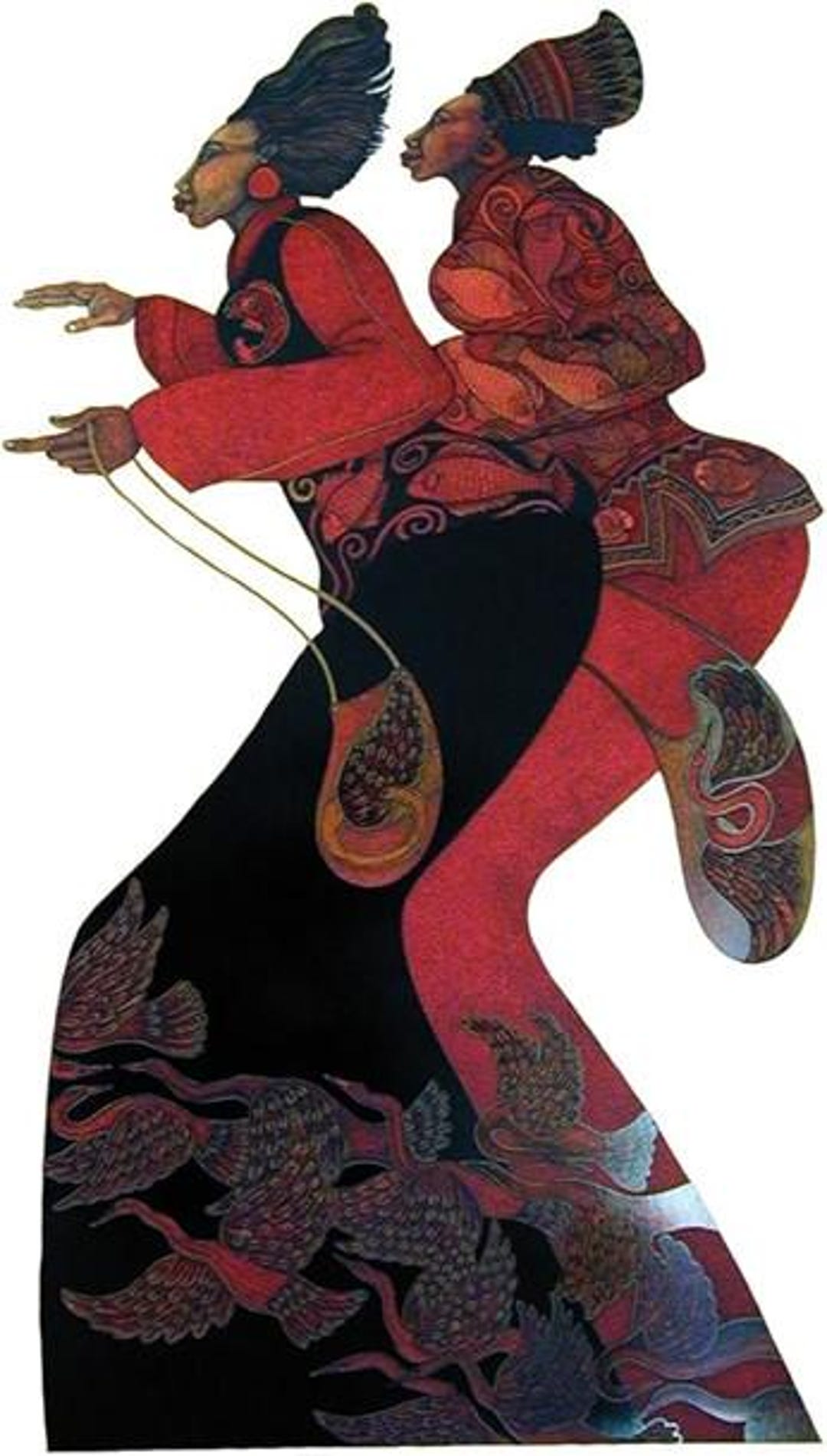 Ladies in Red by Charles Bibbs - Etsy