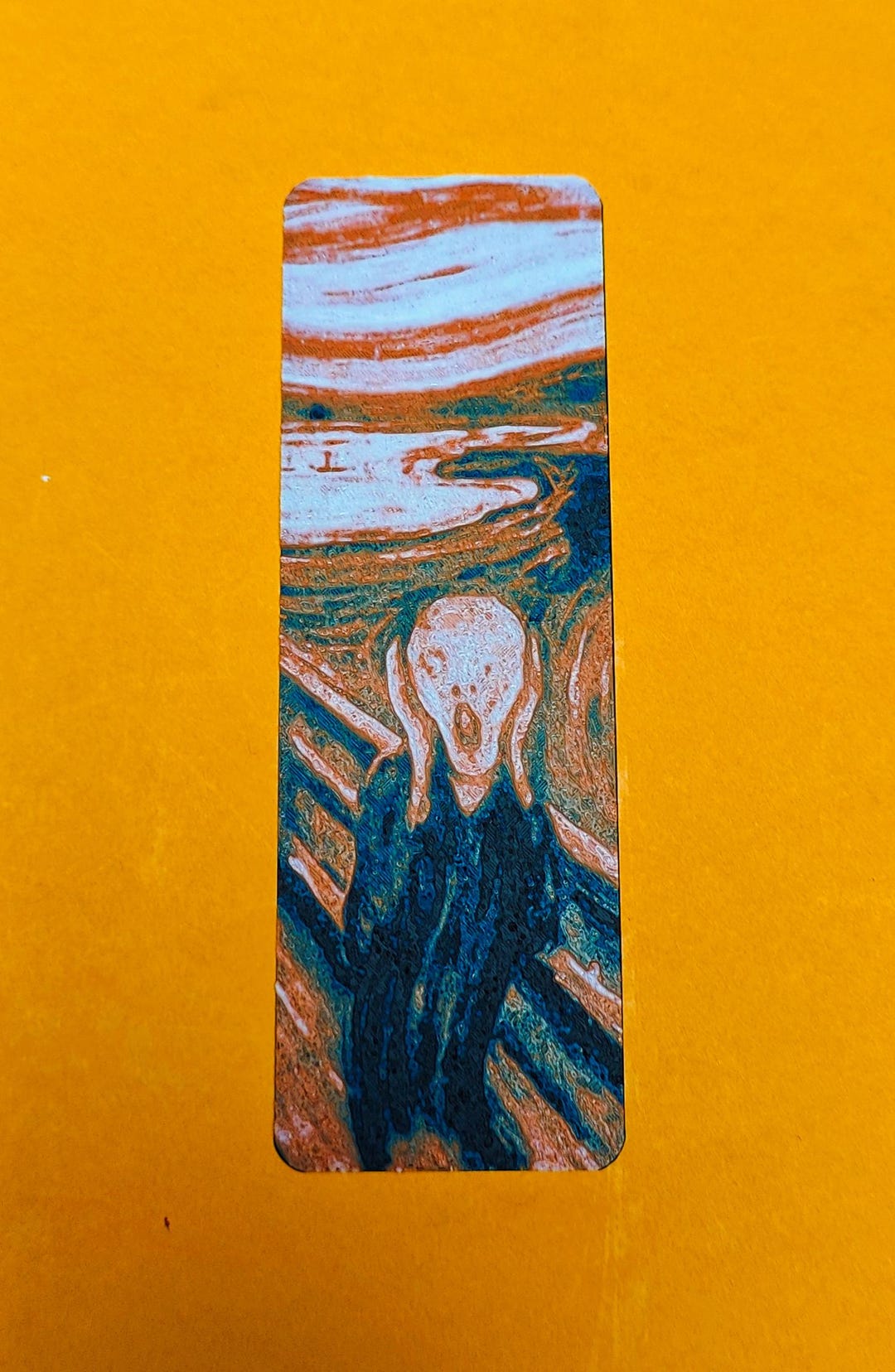 The Scream Bookmark Stunning 3D Printed Design for Art Lovers - Etsy