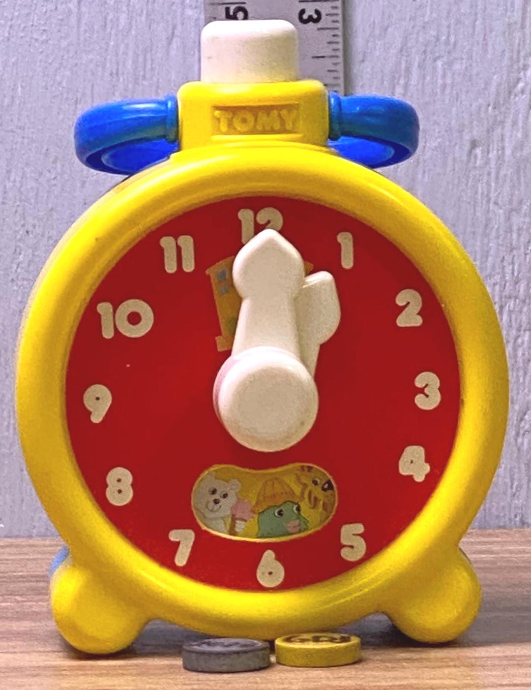 Vtg 1980s Tomy Ring-a-dingy Teaching Clock Toy -GDJ-E-474 - Etsy