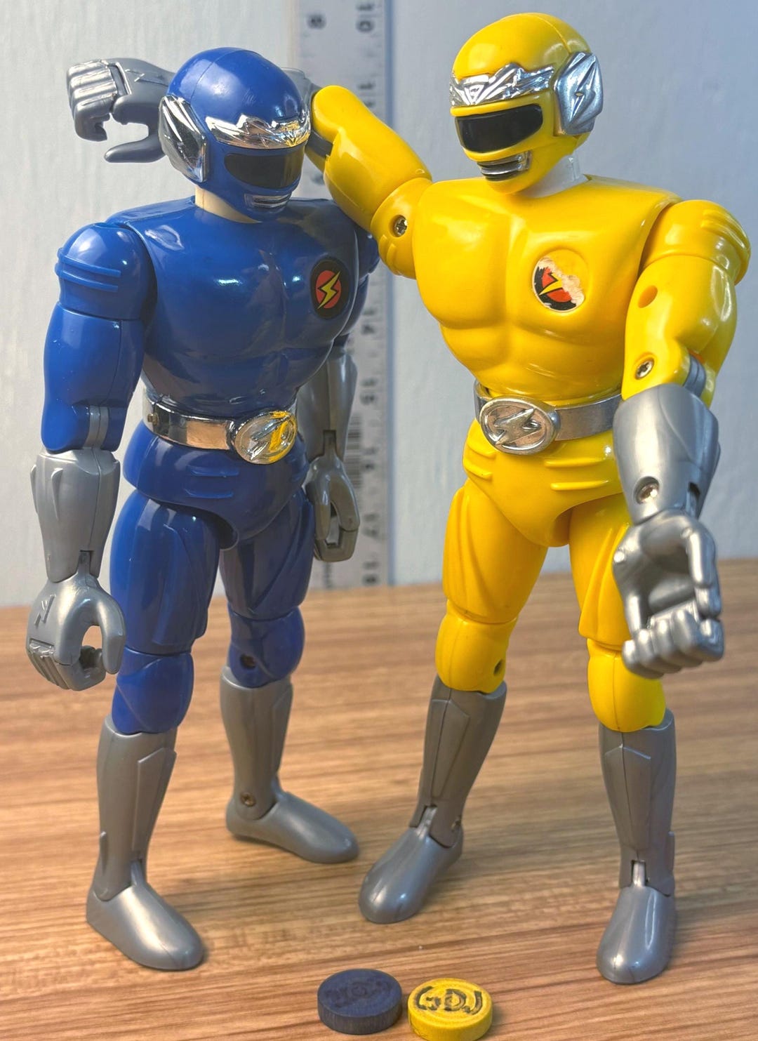 2 Vintage 1994 Trendmaster Masterbotix Power Bots. Blue Ranger-gordon ...