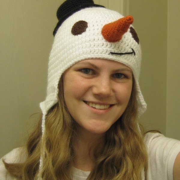 Snowman Hat Pattern - Etsy