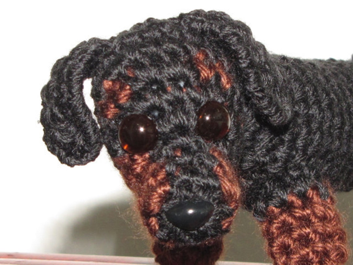 PATTERN: Doberman, Dachshund, Weimaraner Dog Crochet Amigurumi - Etsy