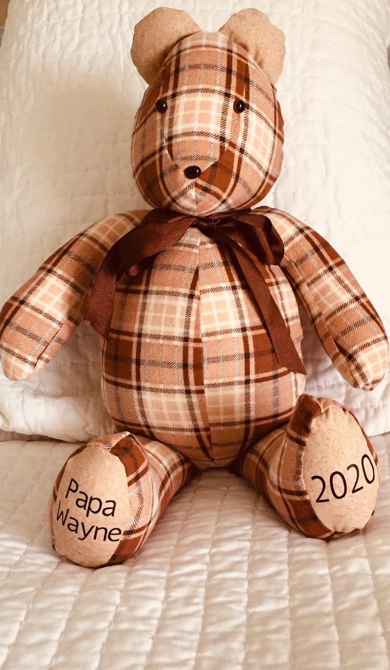Memory Bear Custom Made Keepsake Bear - Etsy