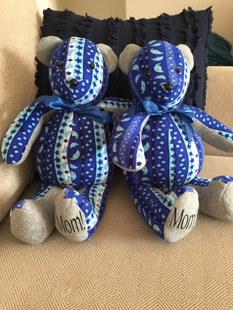 Handmade Memory Bear Custom Made Keepsake Bear - Etsy