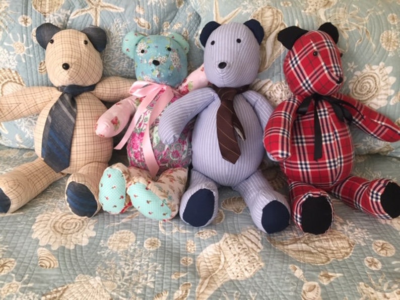 Memory Bear Custom Made Keepsake Bear - Etsy