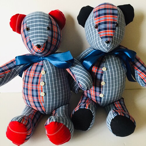 Memory Bear Keepsake Animal Cat Custom and Handmade From | Etsy