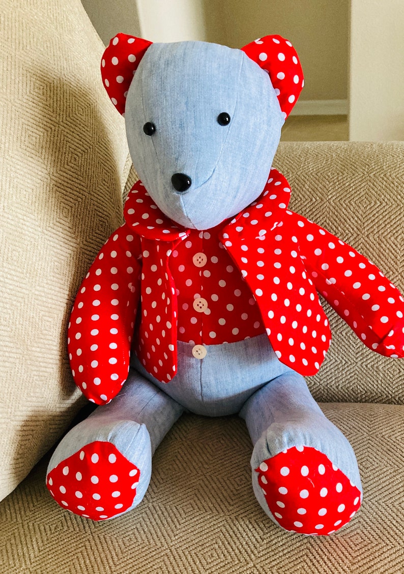 Memory Bears Made With Loved Ones Clothing - Etsy