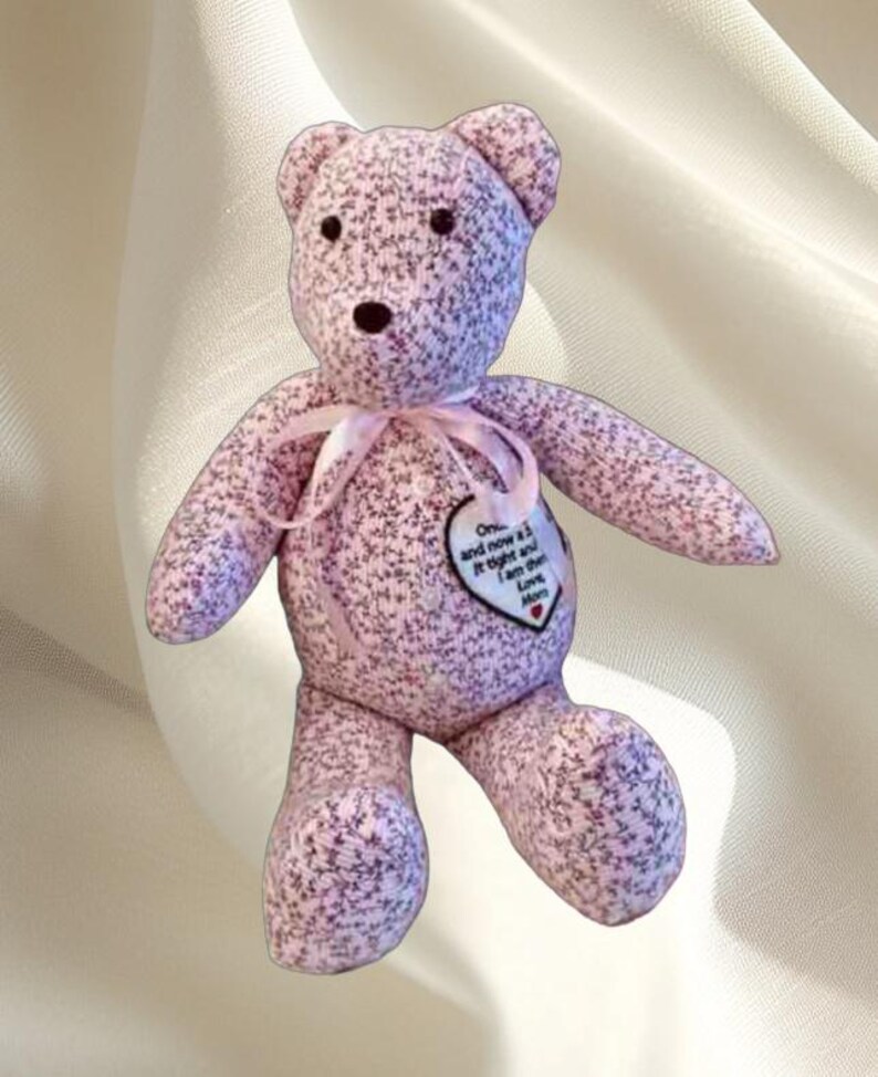 Handmade Personalized Memory Bear Keepsake From Loved One's Clothing ...