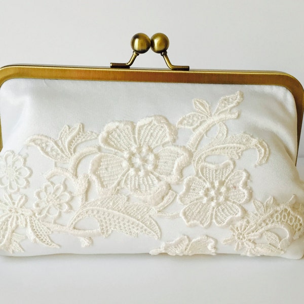 Clutch Made From Wedding Dress - Etsy