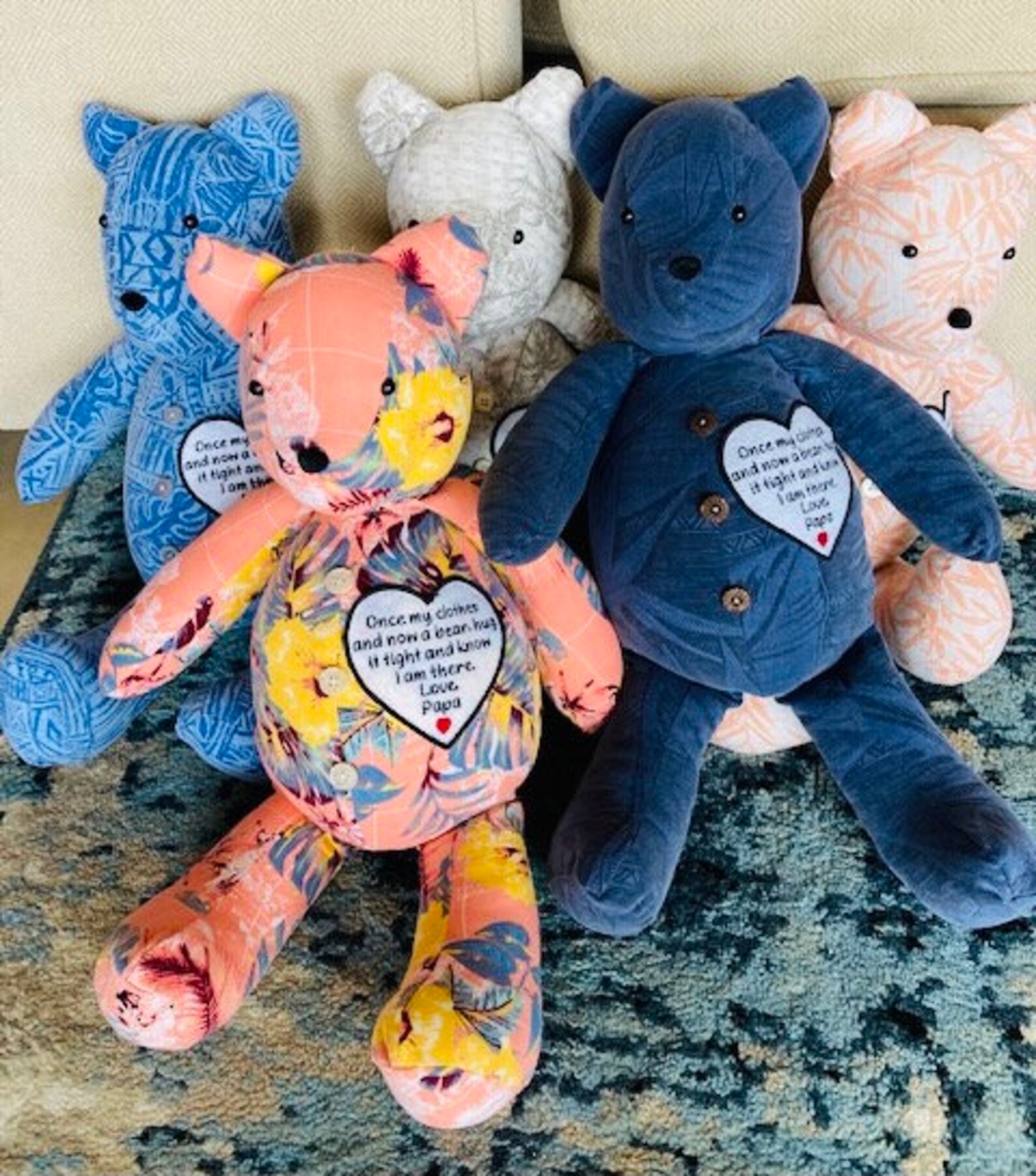 Handmade Memory Bear Custom Made Keepsake Bear - Etsy