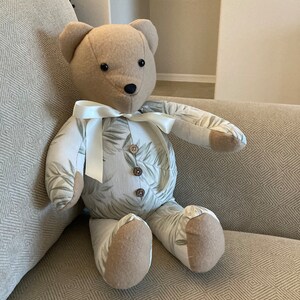Memory Bear Custom Made Keepsake Bear - Etsy