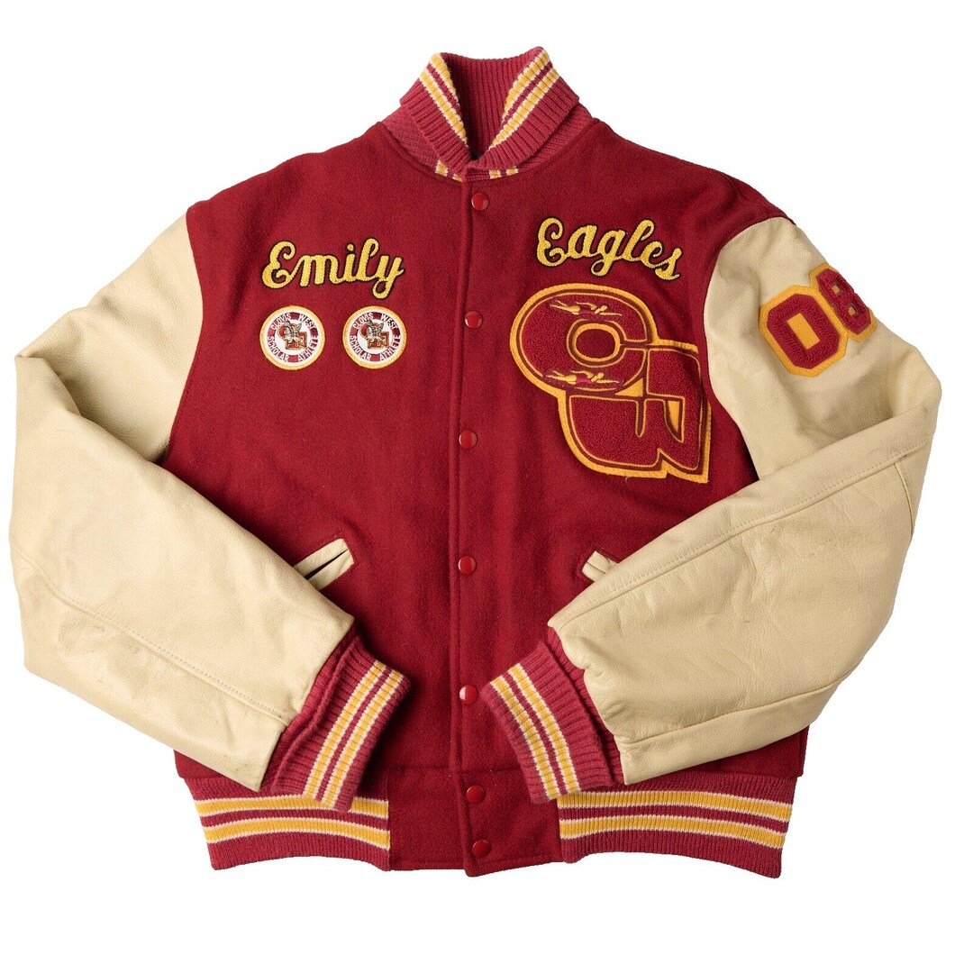 Y2K Meca Sportswear Letterman Jacket Womens M Clovis West High School ...