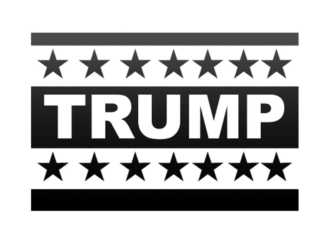 Trump Vinyl Window Decal - Etsy