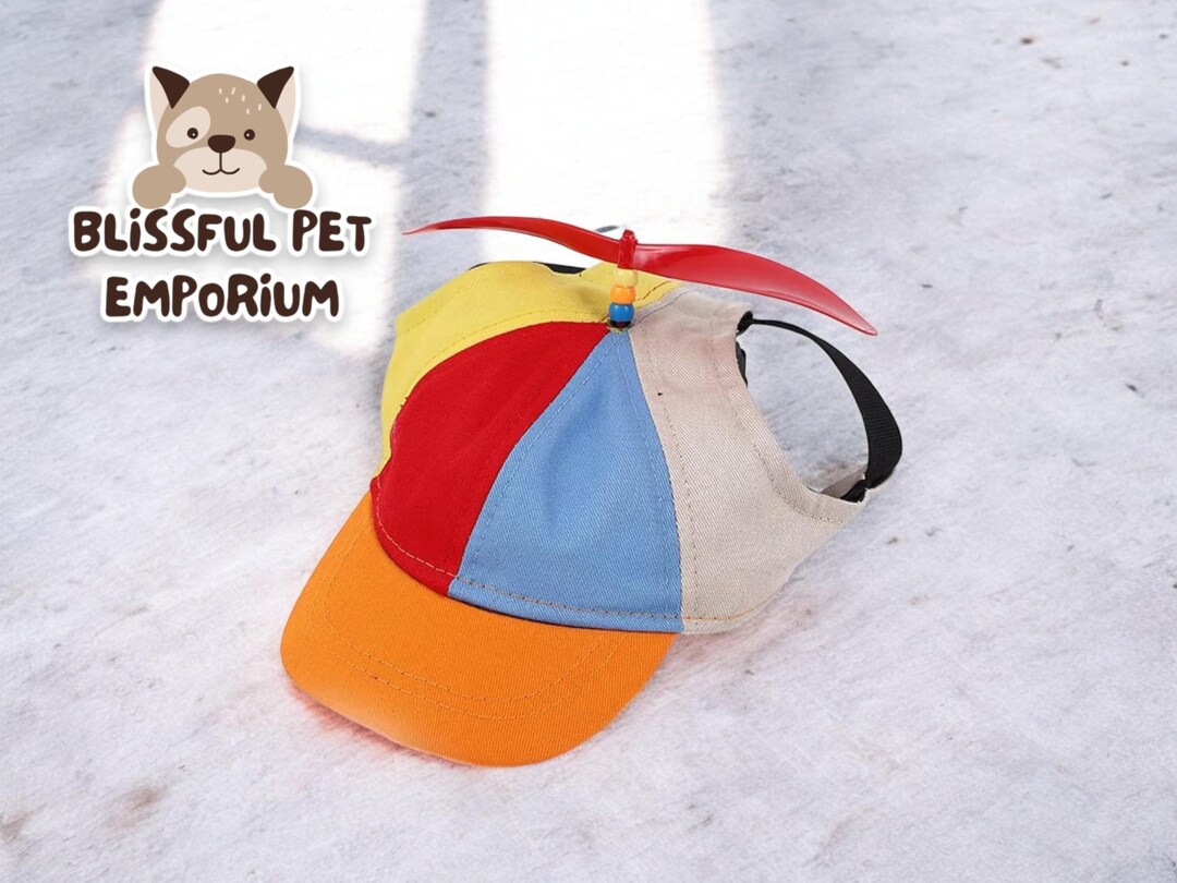 Pet Propeller Hat | Colorful Dog & Cat Sun Cap - Etsy