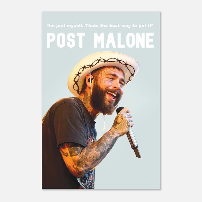 Post Malone Poster - Etsy