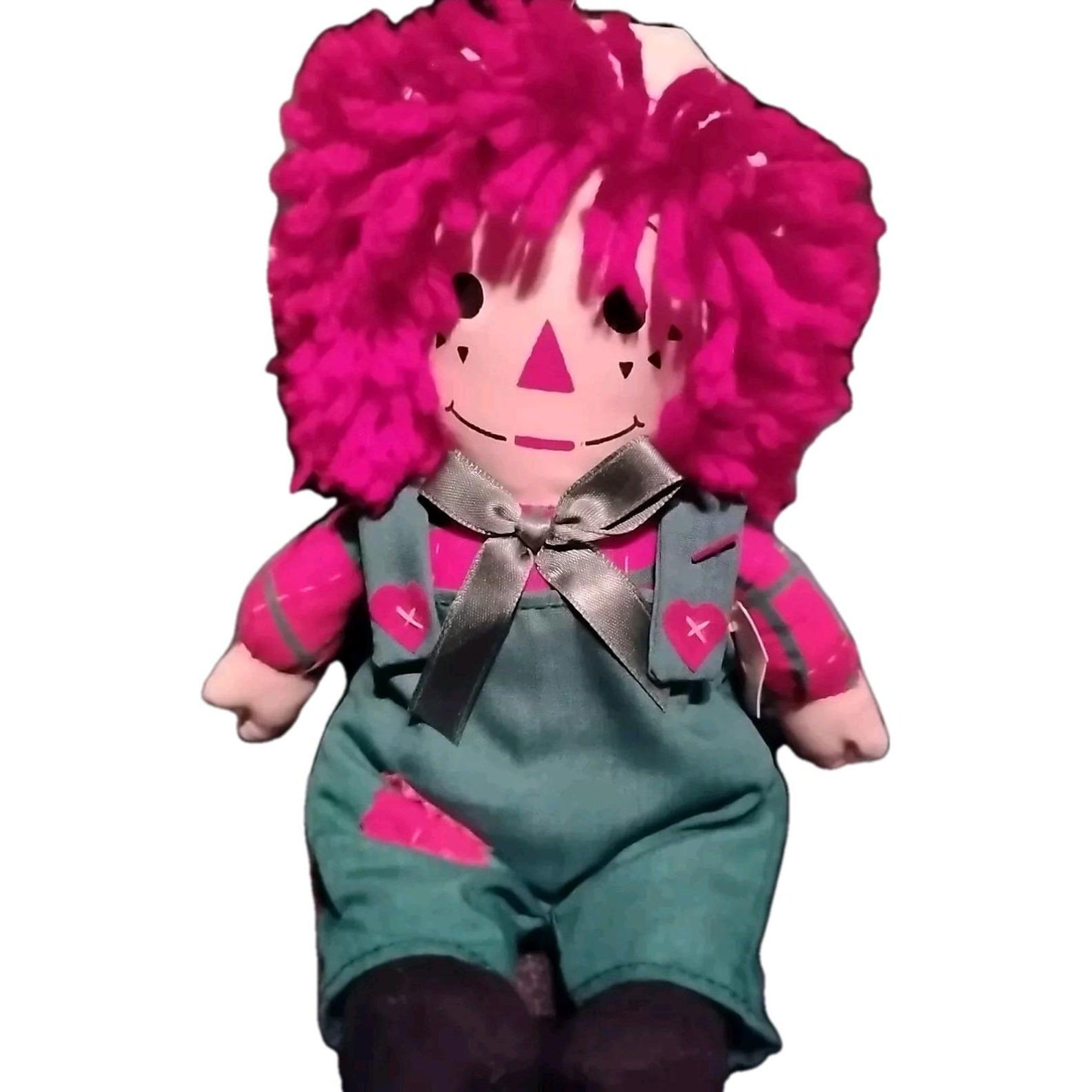 Vintage Snowden Raggedy Andy Doll Plush Boy 1998 Christmas - New W/out ...