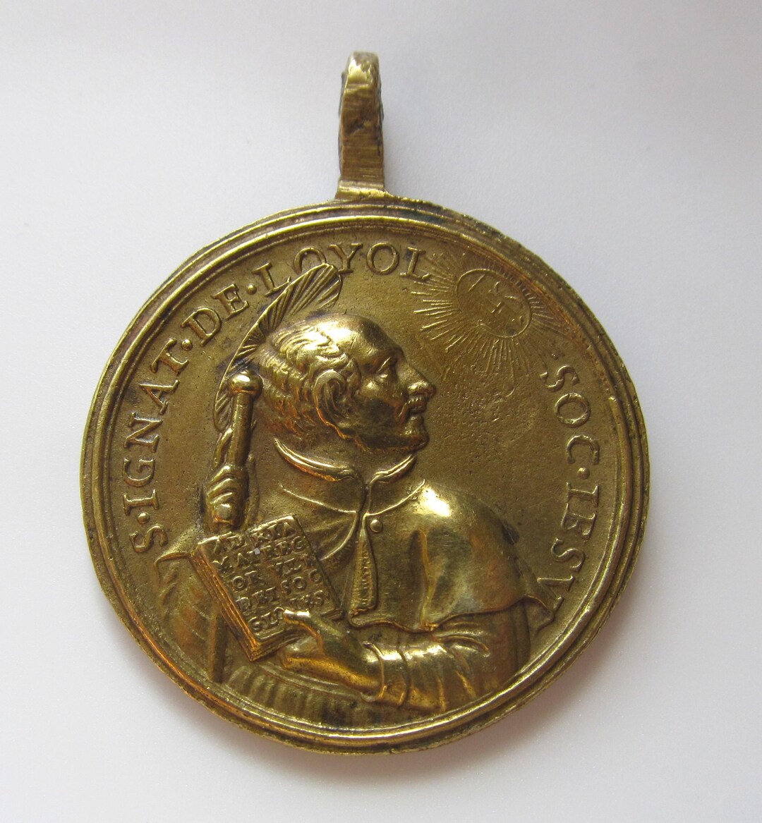 Antique Saint Francis Xavier Medal: 1700s Jesuit Pendant - Etsy