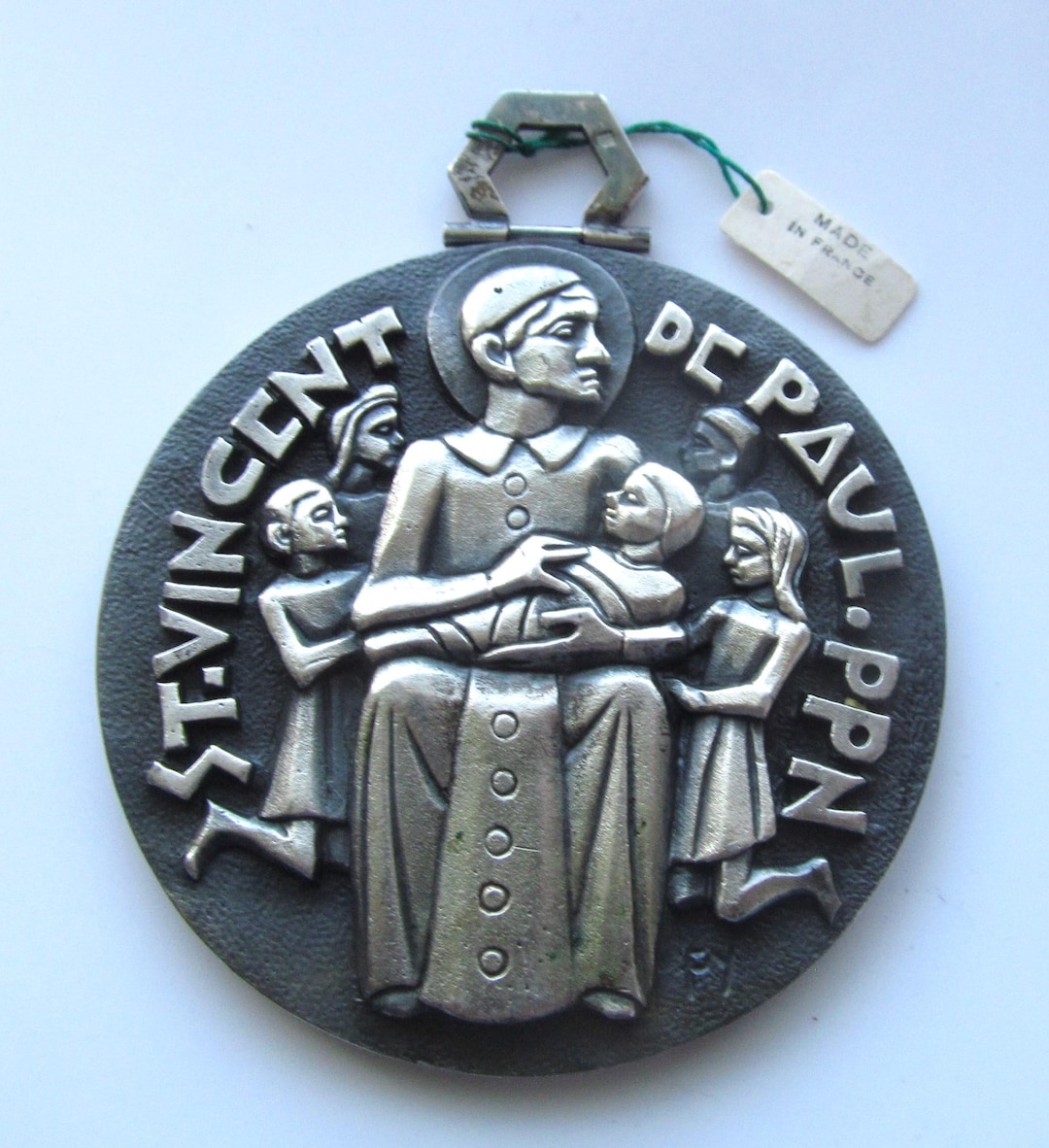 Saint Vincent De Paul Vintage Large Fernand Py French Religious Art ...
