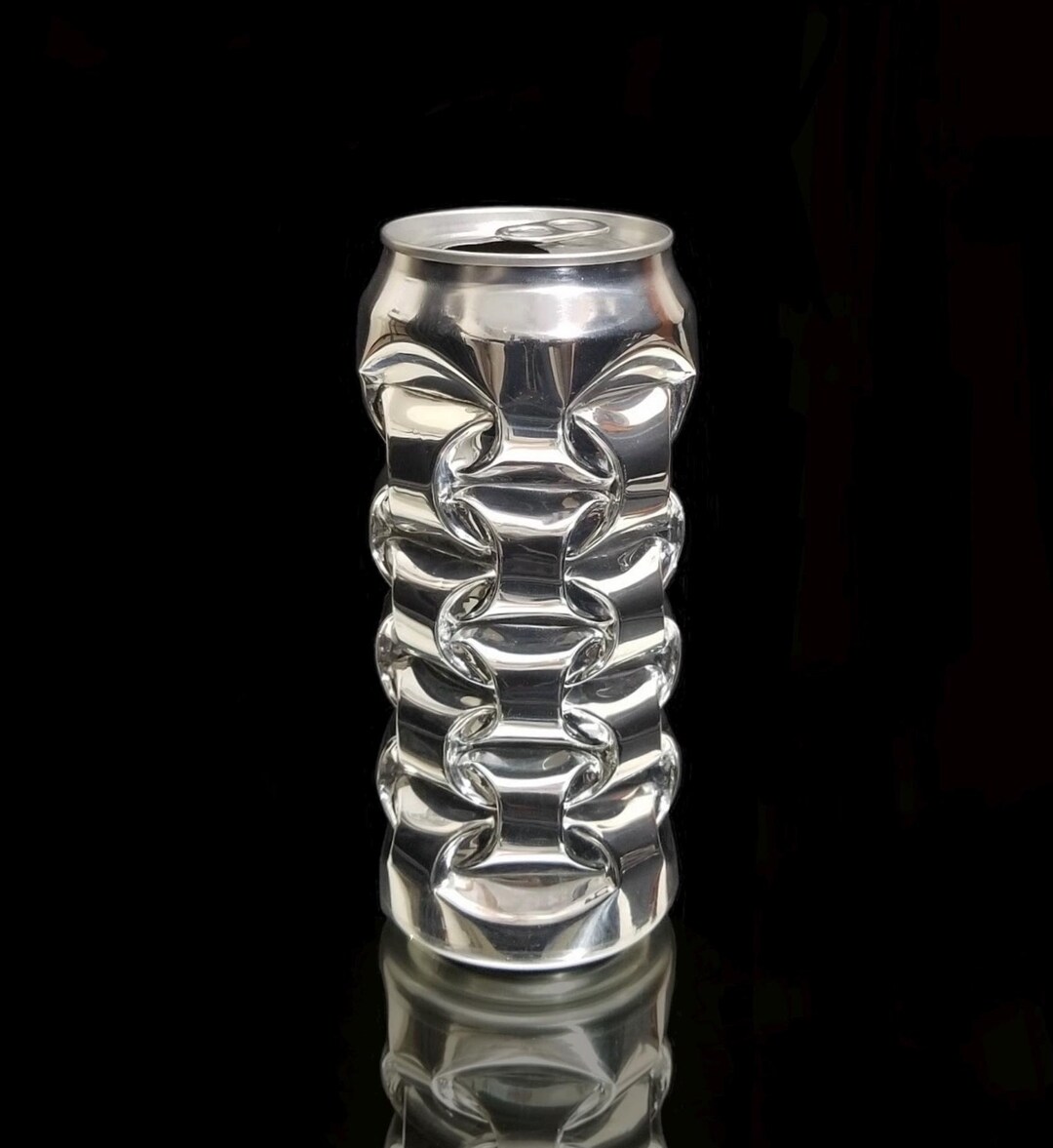 Carved Aluminum Can - Chain Pattern - Etsy