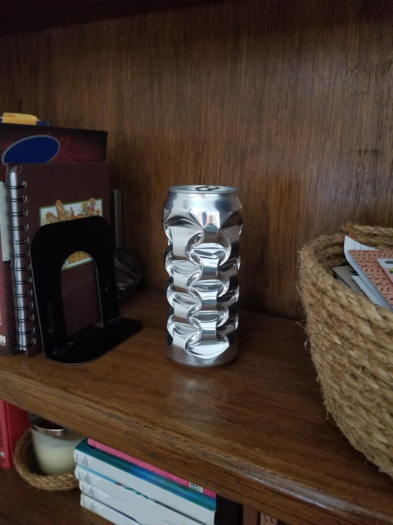 Carved Aluminum Can - Chain Pattern - Etsy