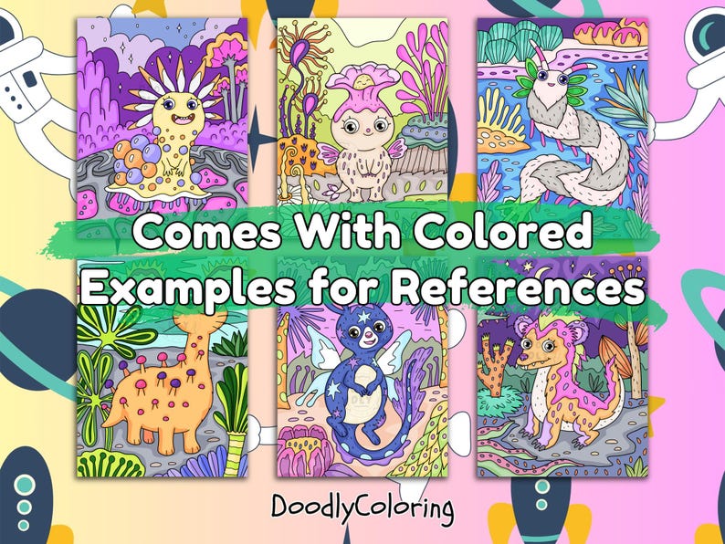 Weird Alien Coloring Pages - 30 Orbit Oddballs Ugly Space Creatures ...