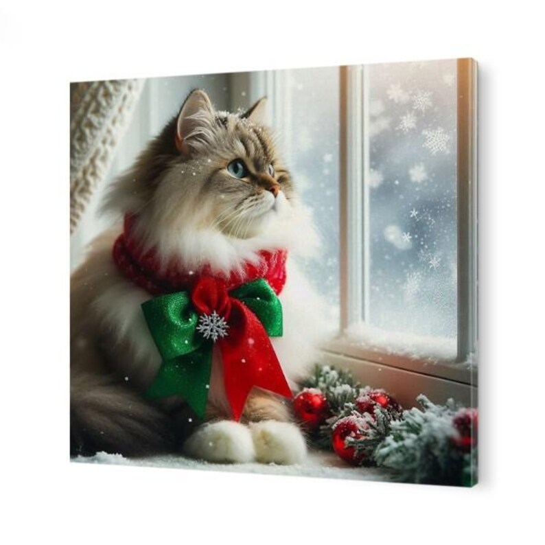Cat in Christmas Theme. - Etsy