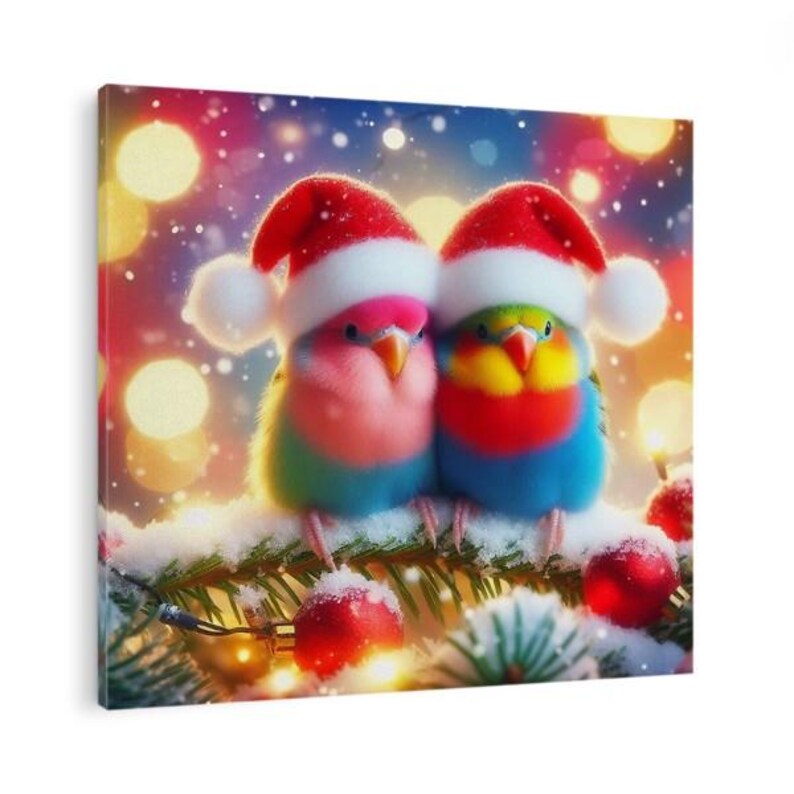 Birds in Love Christmas Theme. - Etsy