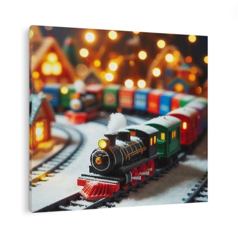 Train in Christmas Theme. - Etsy