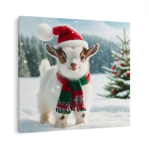 The Goat in Christmas Theme. - Etsy