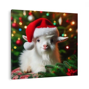 The Goat in Christmas Theme. - Etsy