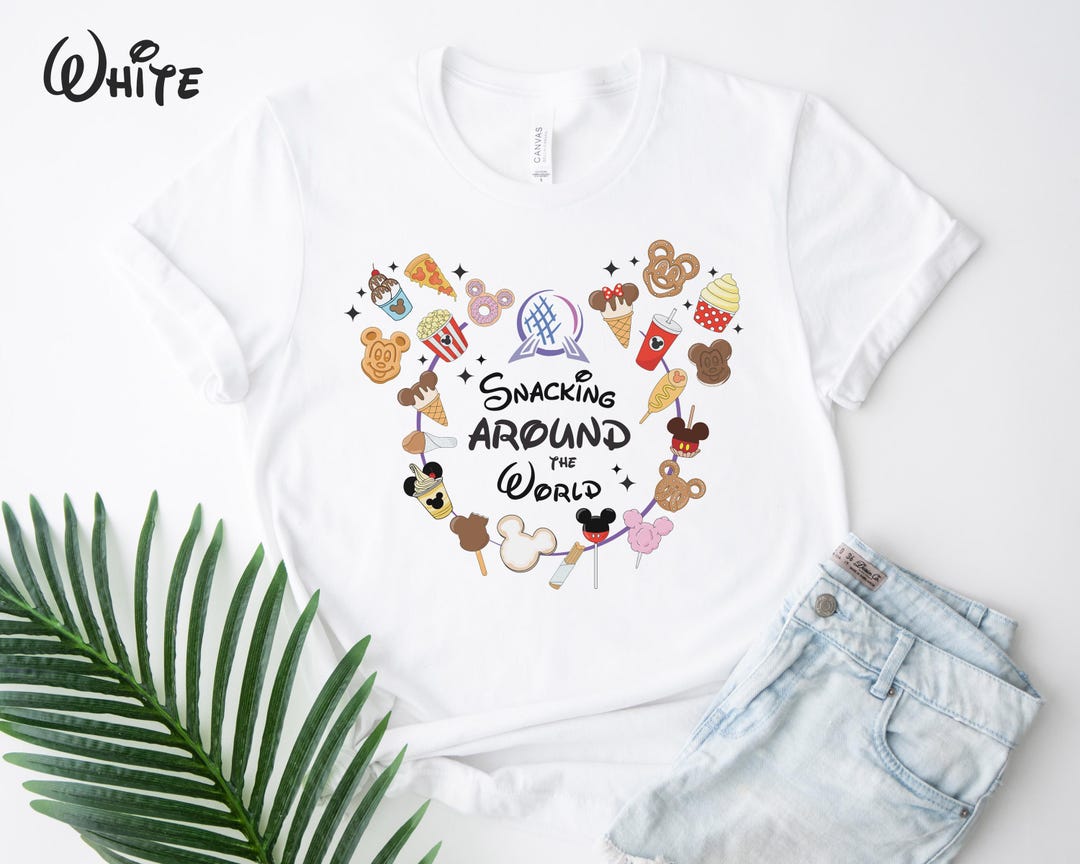 Snacking Around the World Epcot Fan T-shirt | Disney World | Matching ...