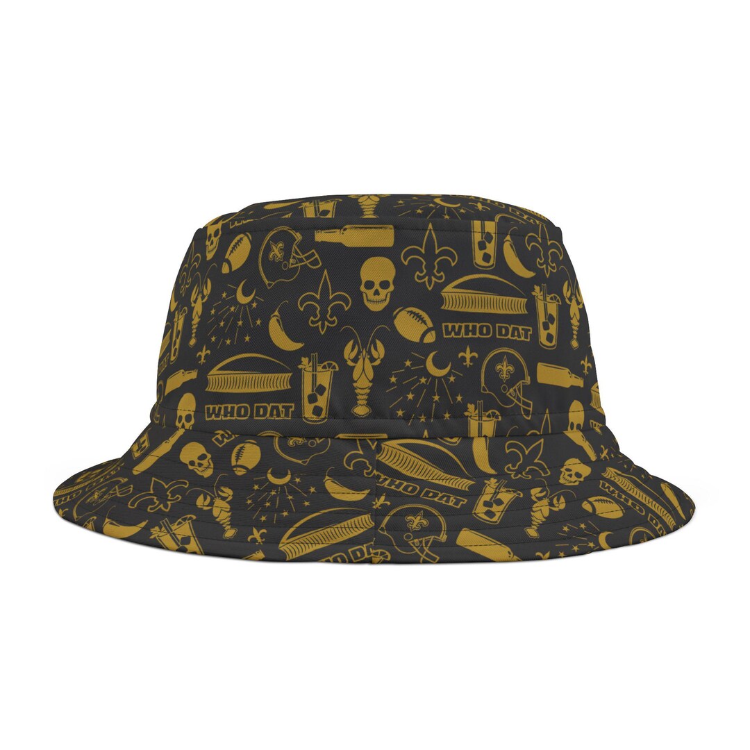 Who Dat Bucket Hat, Saints, New Orleans Louisiana Football Fan Cap ...