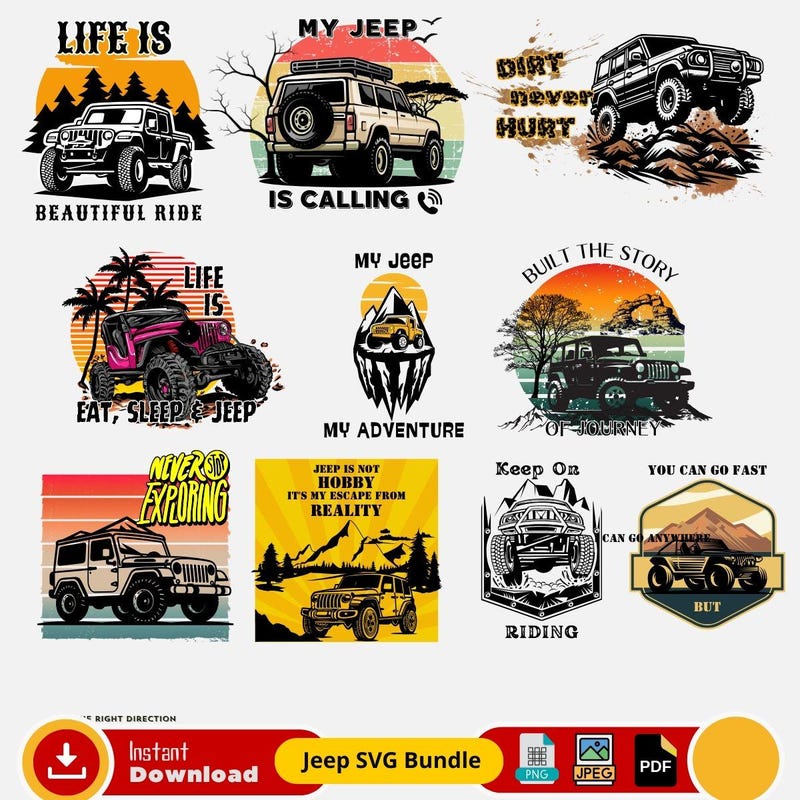 Jeep Svg - Etsy