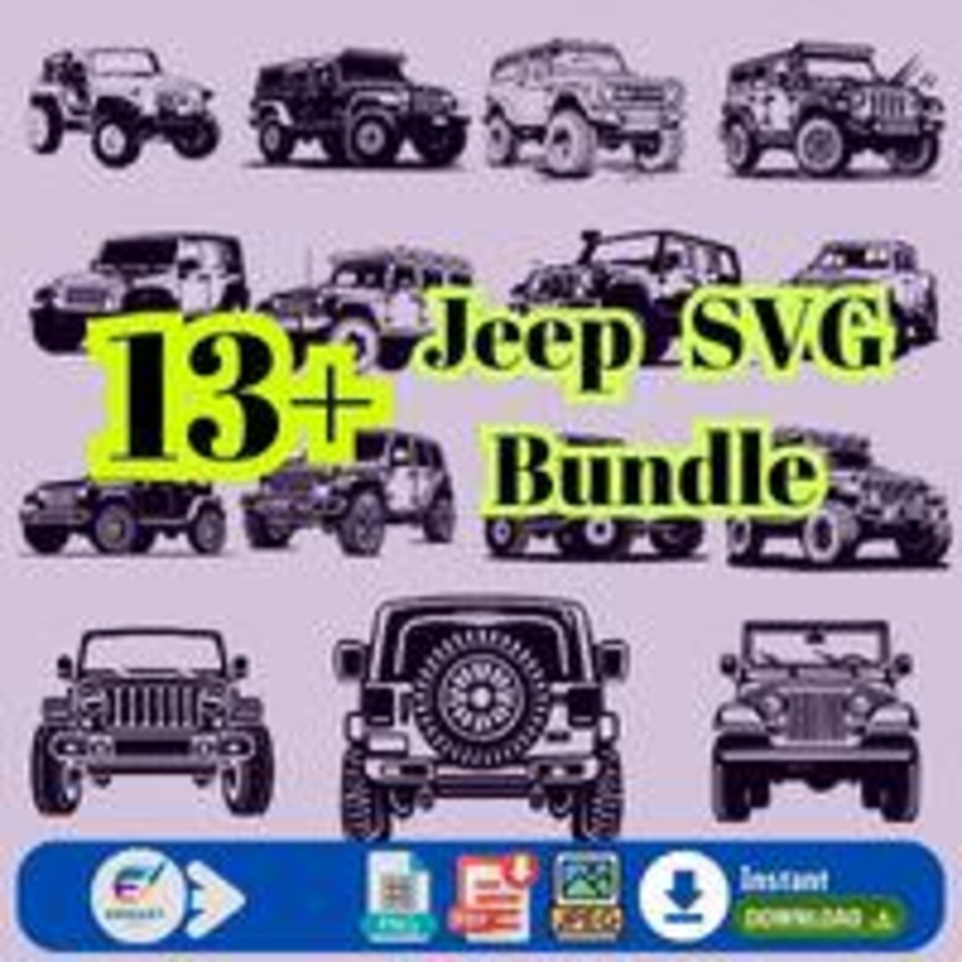 Jeep SVG Bundle PNG Designs for Shirts Funny Jeep Sayings, Jeep Gifts ...
