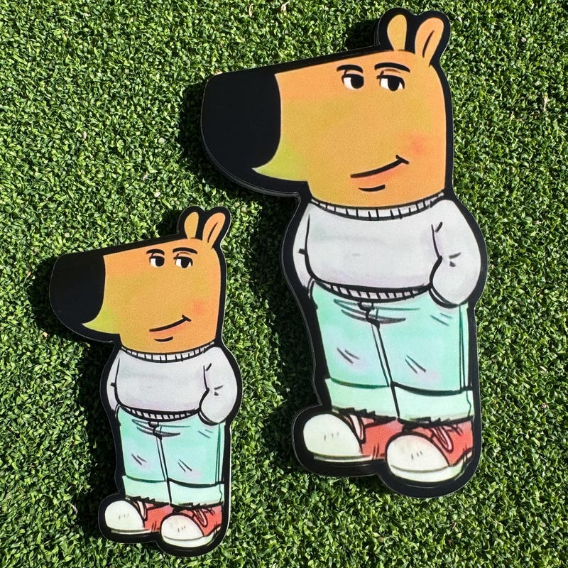 Chill Guy Meme Sticker - Etsy