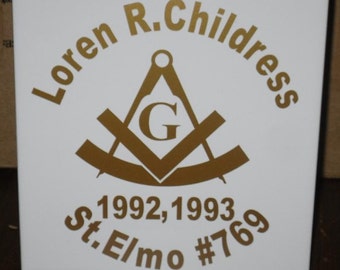 Masonic Past Master Certificate - Etsy