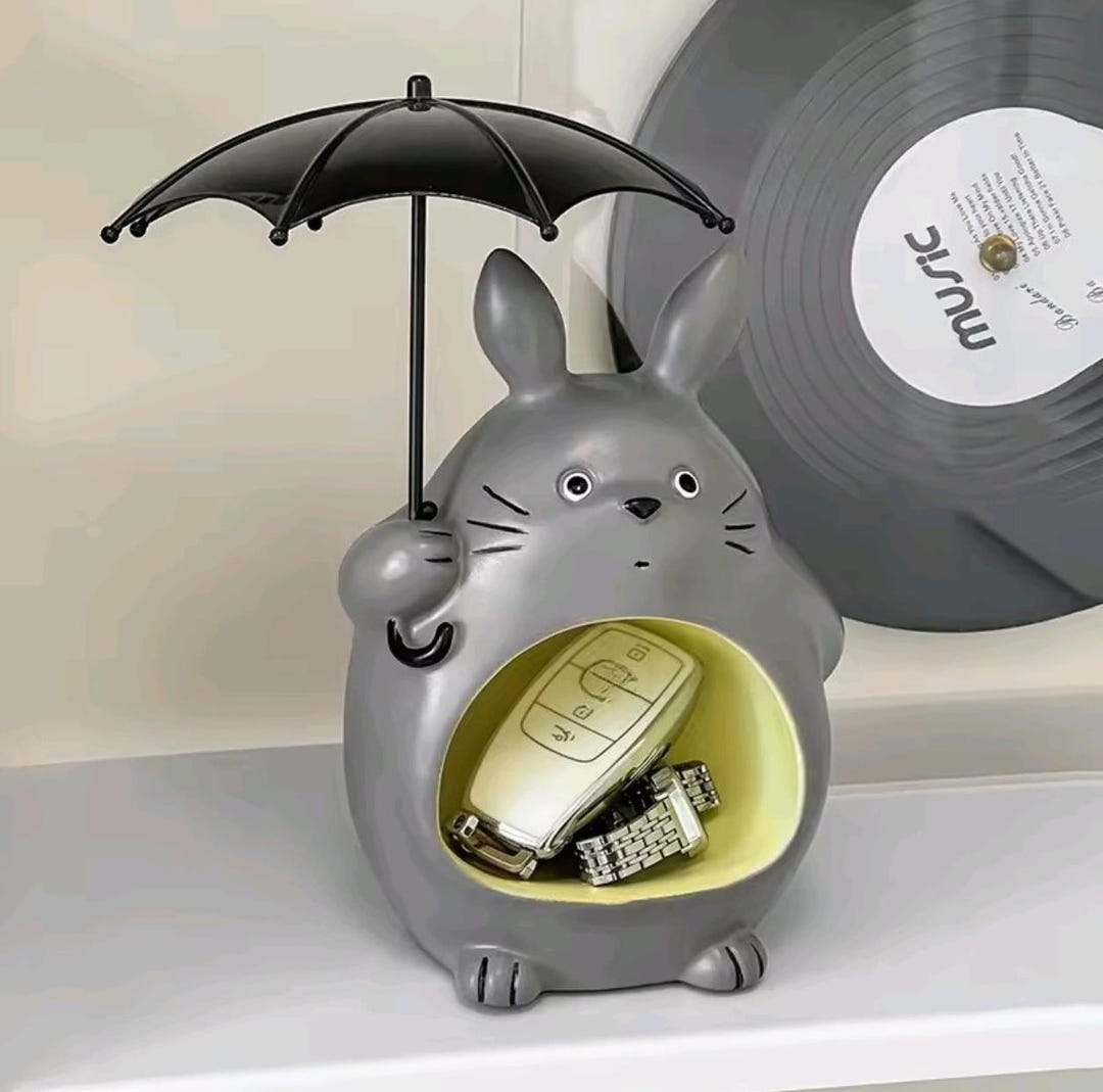 Totoro Storage Figure | Cute Studio Ghibli Home Decor | Key Bowl ...