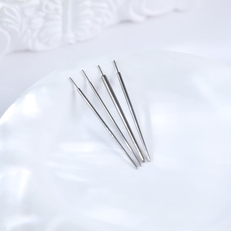 Titanium Threadless Insertion Pin • Self Piercing Taper Guide Needle ...