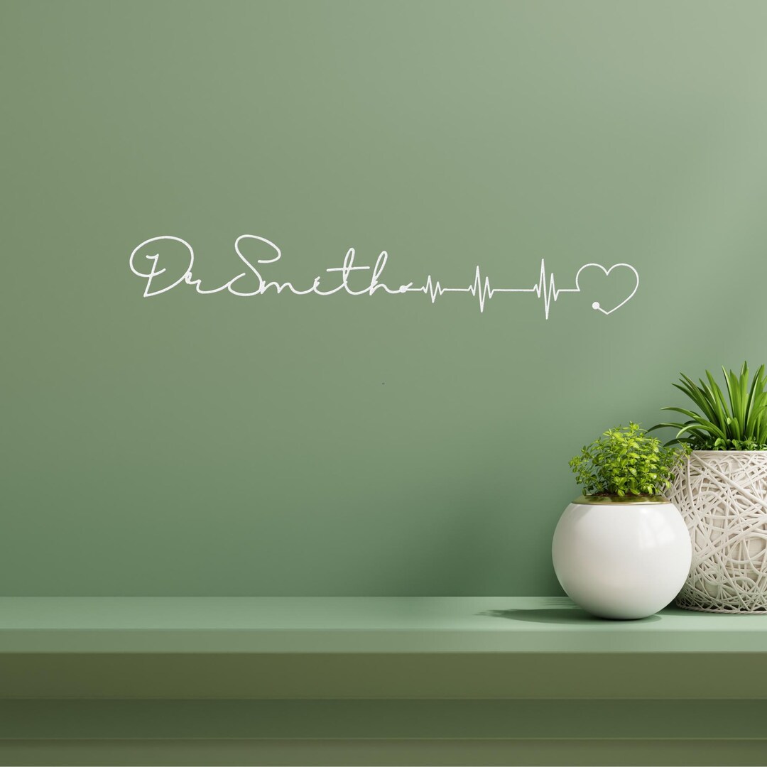 Custom Cardiologist Metal Sign, Doctor Office Steel Wall Decor ...