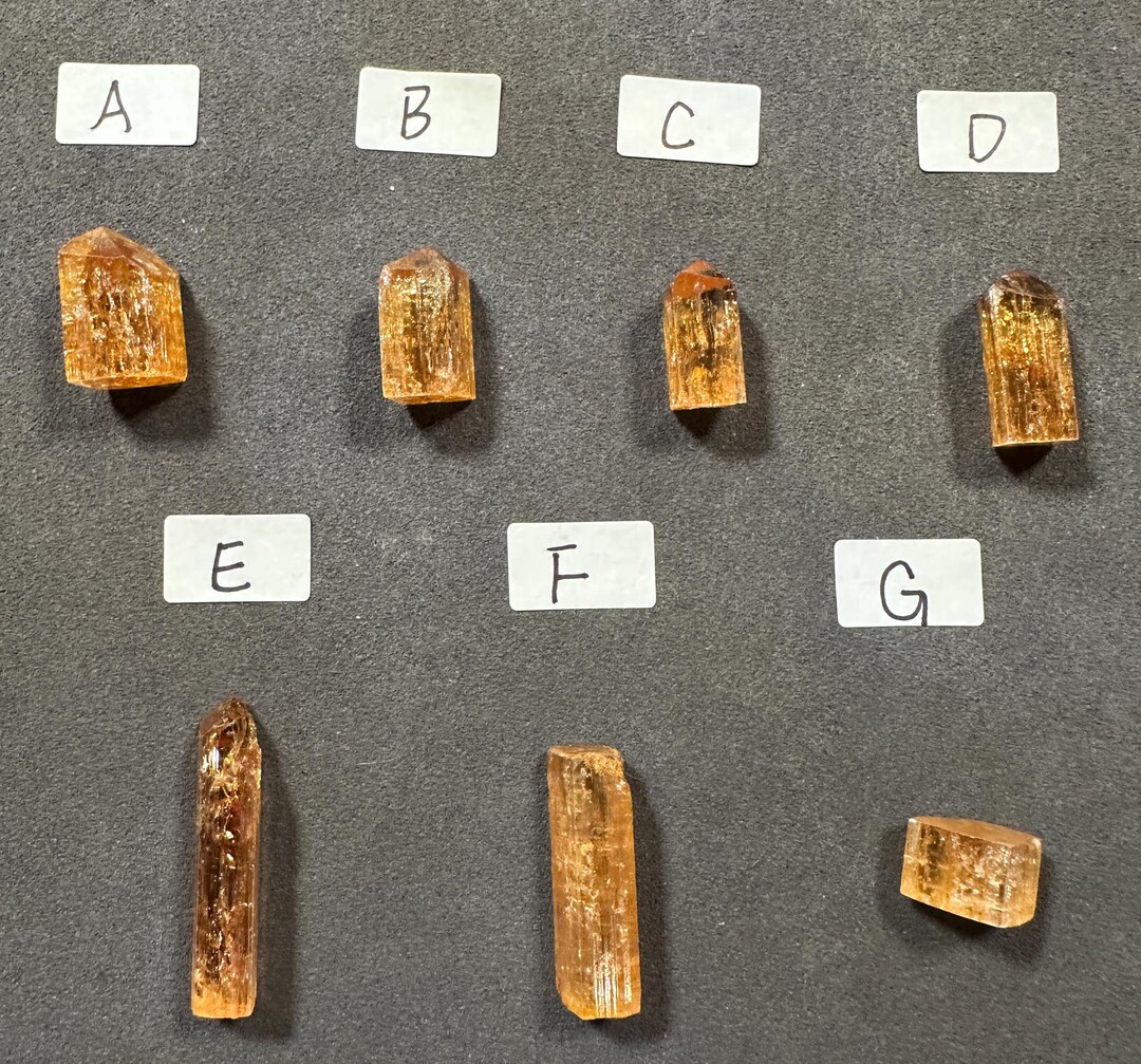 High-quality Natural Imperial Topaz Crystal – From Brazil November ...
