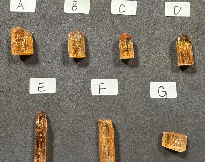 High-quality Natural Imperial Topaz Crystal – From Brazil November ...