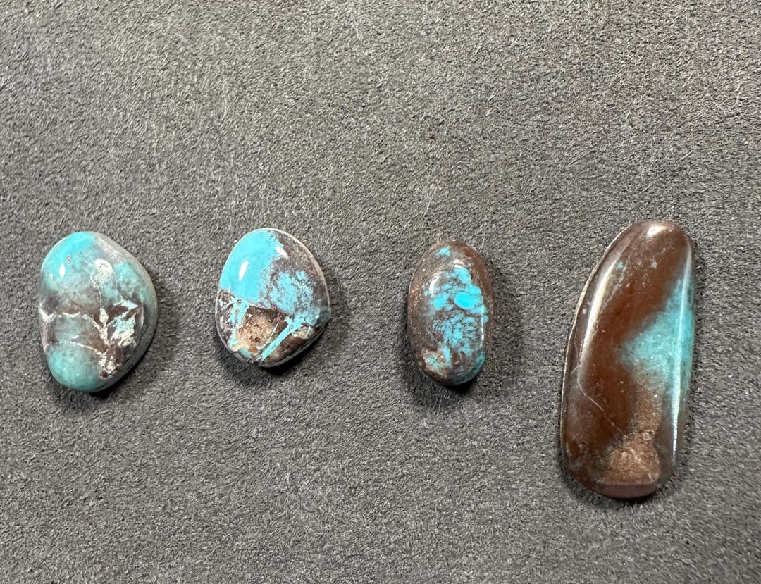 Rare Natural Arizona Bisbee Turquoise | Discontinued Mine | Unique ...
