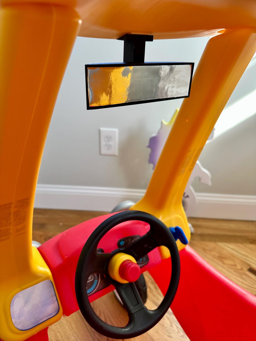 Cozy Coupe Rear View Mirror: Reflective Toy Car Accessory - Etsy
