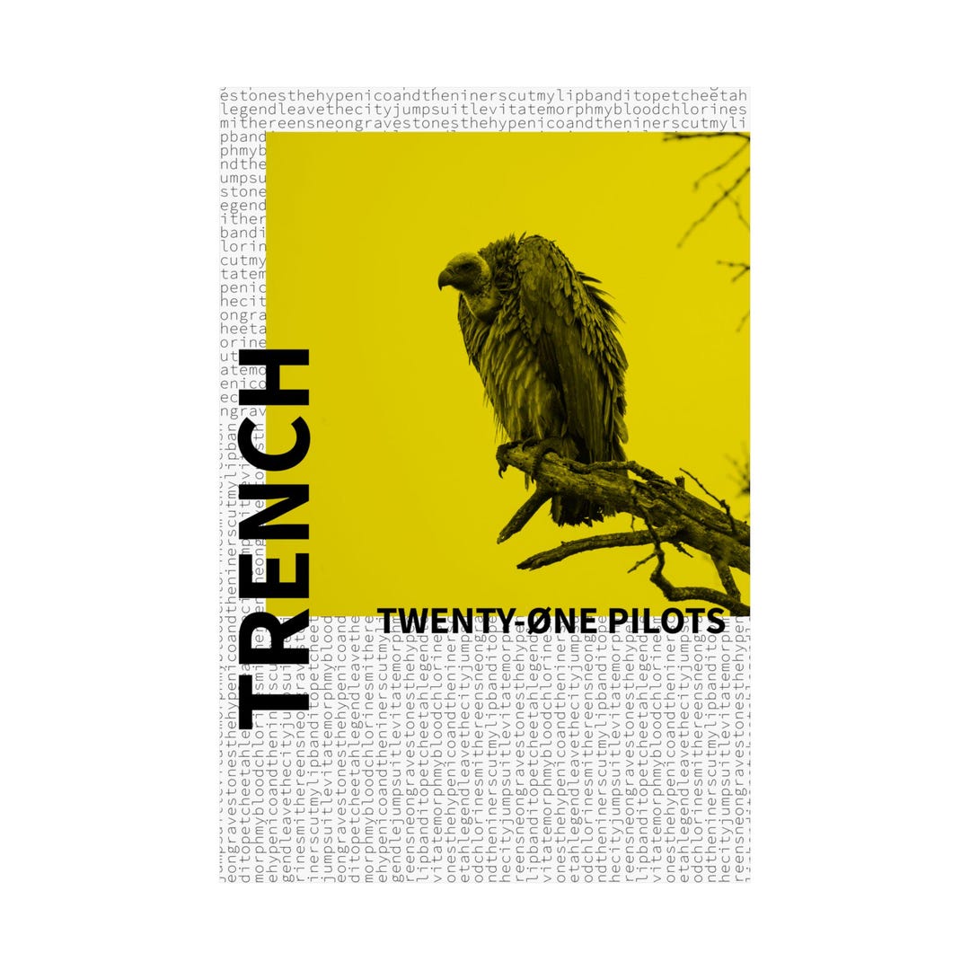 Twenty-one Pilots Trench Album Art Matte Poster - Etsy