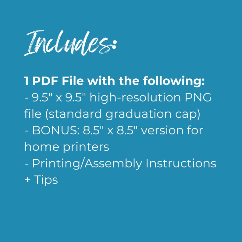 I Just Kept Swimming Graduation Cap Topper | Digital Download Grad Cap ...