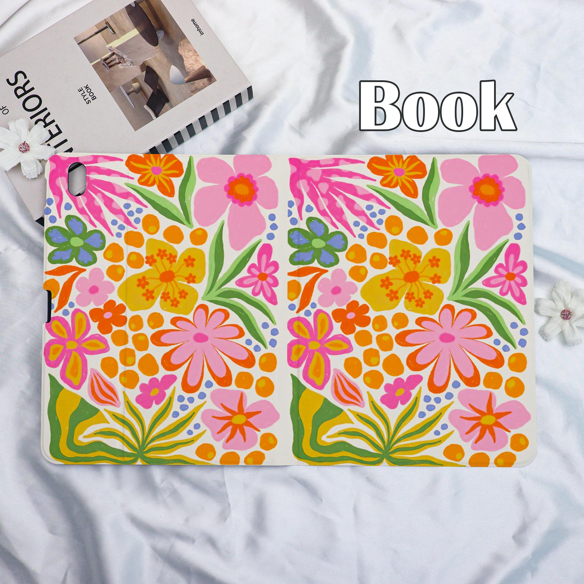 Colorful Twisted Flower iPad Case With Pen Holder,ipad Cover for iPad ...